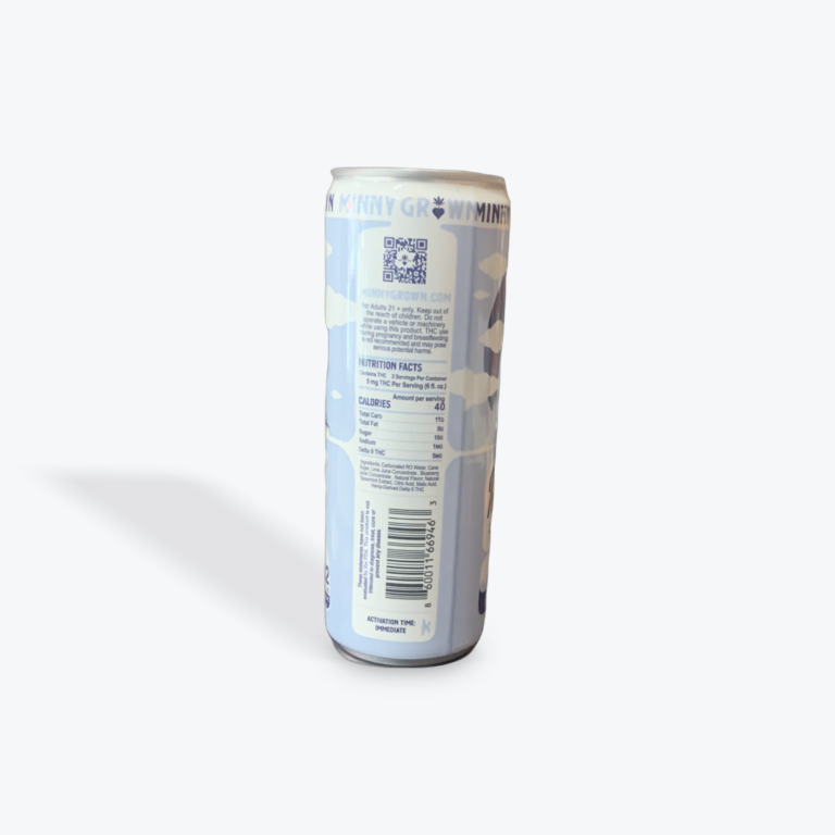 Minny Grown Blueberry Mojito Cannabis Cocktail -10mg THC - Da Spot ...